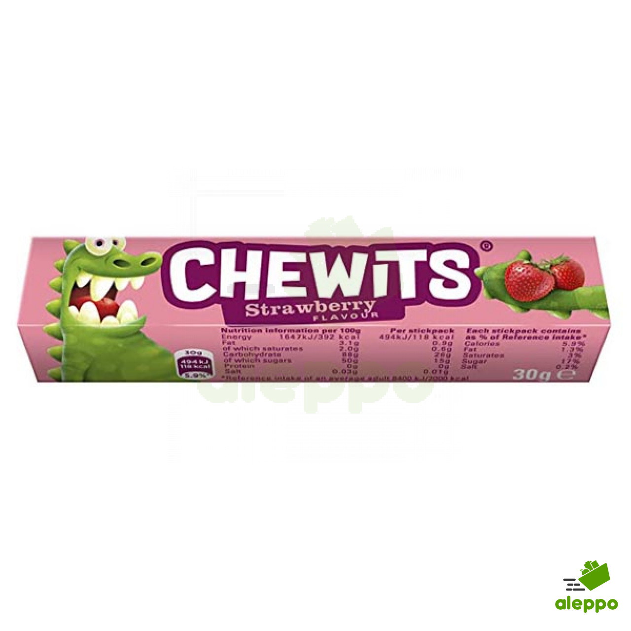 Chewits Strawberry 30g - Anta Foods Ltd