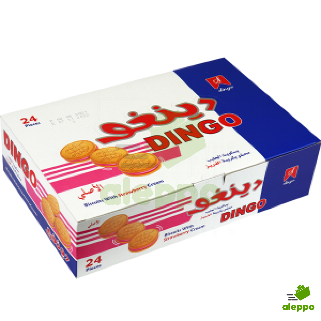 Dingo Biscuits Strawberry 12pcs - Anta Foods Ltd