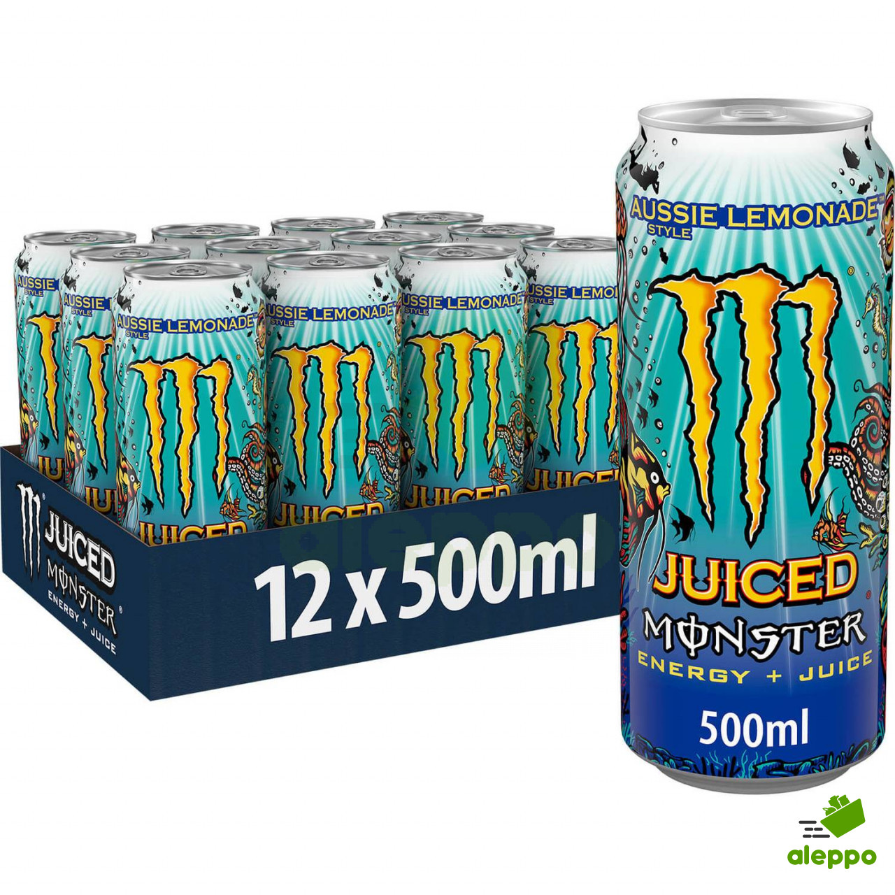 Monster Aussie Lemon 500ml - Anta Foods Ltd