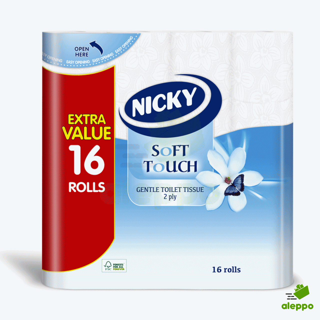Nicky Soft Toilet 16 Roll - Anta Foods LTD