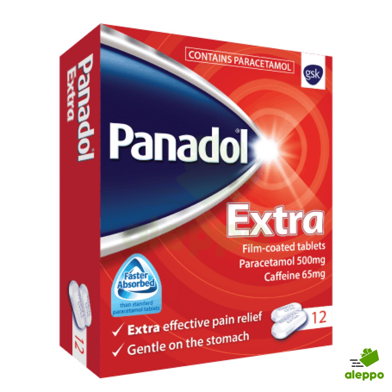 Panadol Red Extra Tablets 12s - Anta Foods Ltd