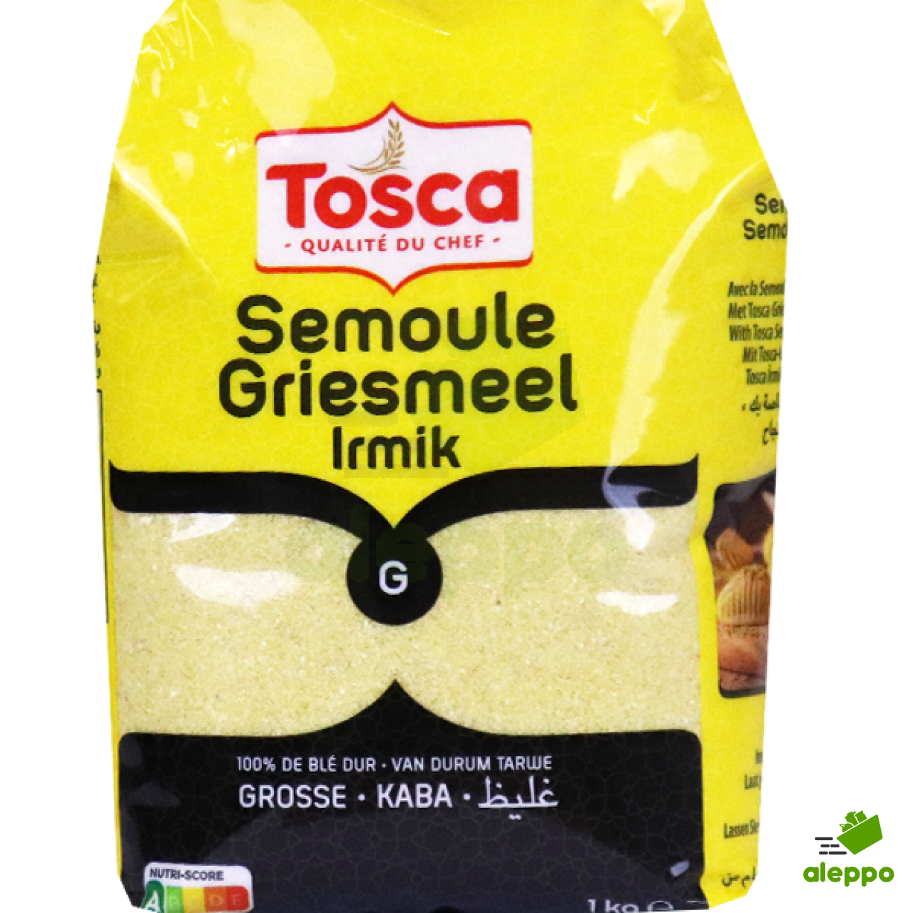 Tosca Coarse Semolina 1kg - Anta Foods Ltd